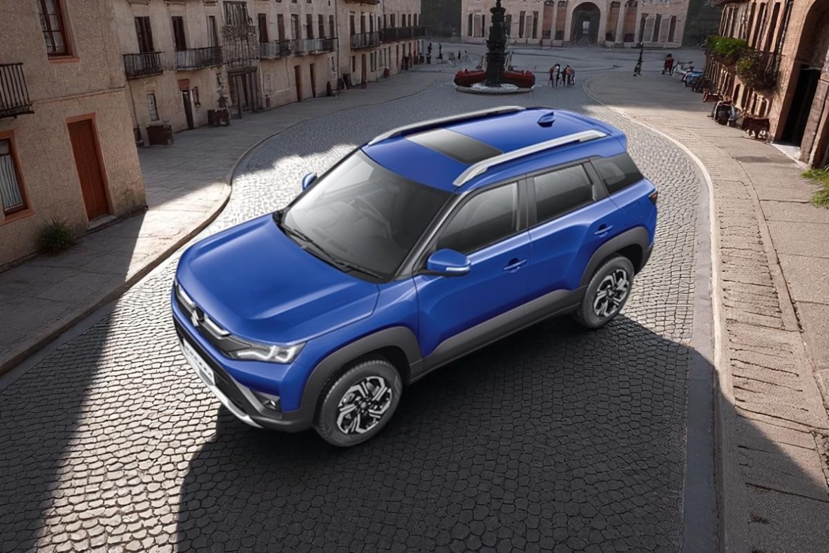 Maruti Suzuki Brezza Exuberant Blue – Check Exuberant Blue Price ...